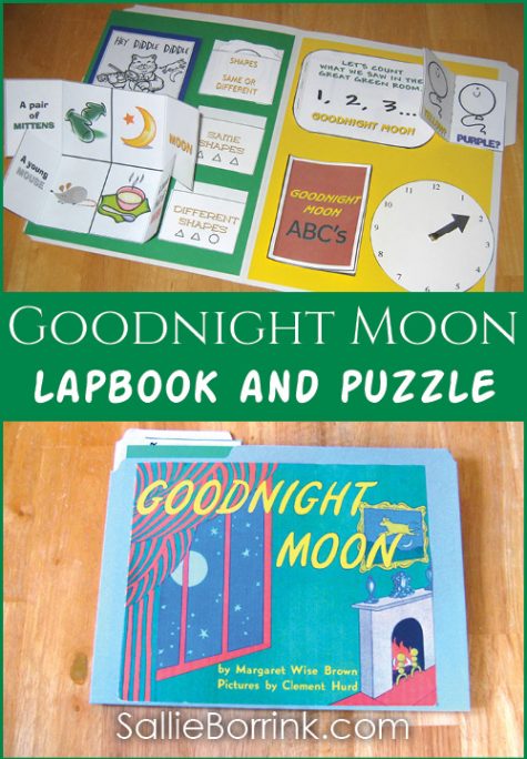Goodnight Moon Lapbook and Puzzle | Sallie Schaaf Borrink