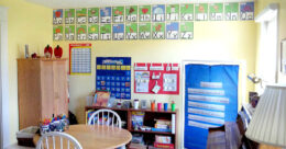Our Homeschool Learning Room For First Grade | Sallie Borrink