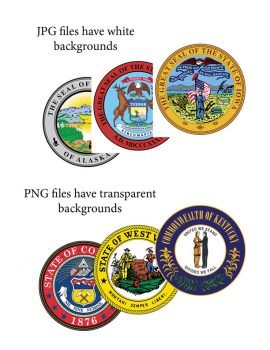 50 U.S. State Seals Clip Art | Sallie Borrink