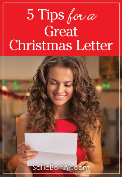 5 Tips For A Great Christmas Letter | Sallie Borrink