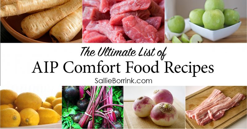 Ultimate AIP Comfort Food Recipes | 75+ Recipes | Sallie Borrink