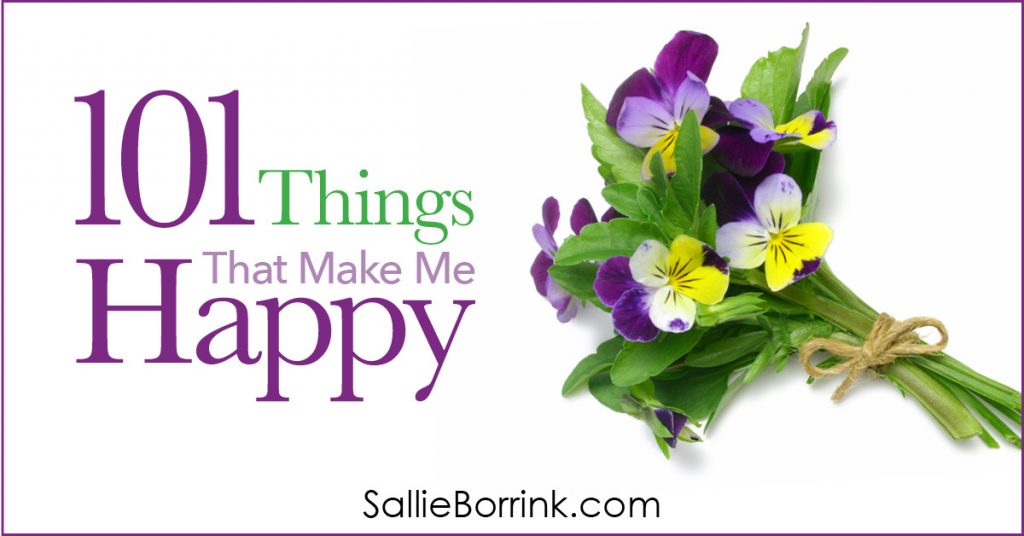 101 Things That Make Me Happy - A Quiet Simple Life with Sallie Borrink