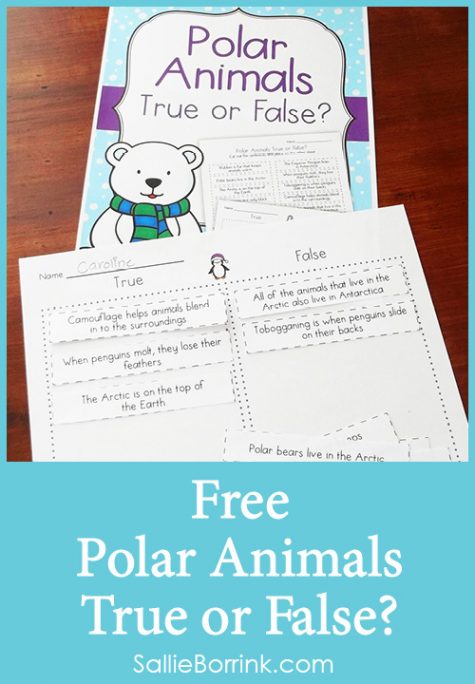 Free Polar Animals Activity - A Quiet Simple Life with Sallie Borrink