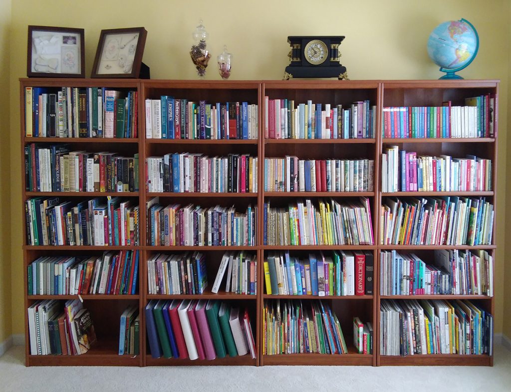 100 Books From Our New Home Library | Sallie Borrink
