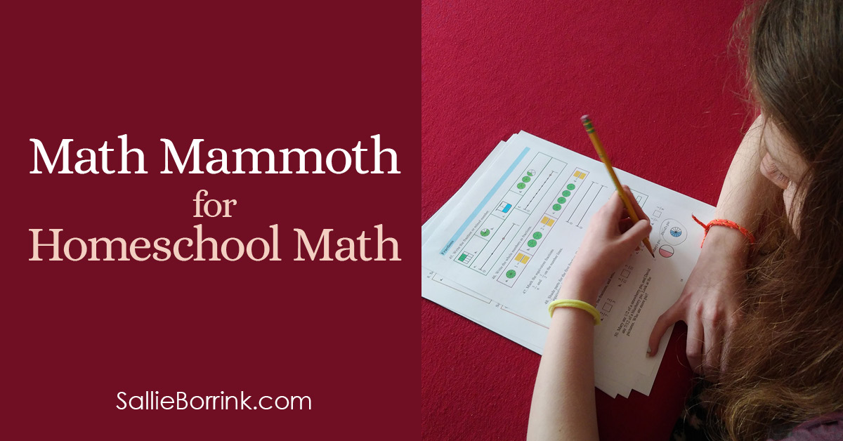 Math Mammoth For Homeschool Math A Quiet Simple Life With Sallie Borrink