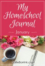 My Homeschool Journal - January - A Quiet Simple Life with Sallie Borrink