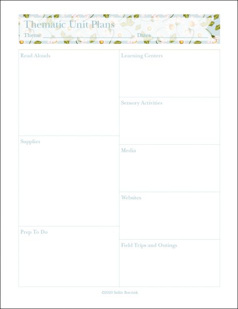 Daisies & Gingham Editable Homeschool Planner for March 2020 – June ...