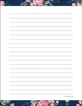 Free Printable Classic Journal Pages | A Quiet Simple Life