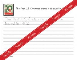 Christmas Copywork – Print & Cursive - A Quiet Simple Life