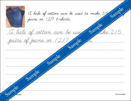 Farm Copywork | Print & Cursive Worksheets | Sallie Schaaf Borrink