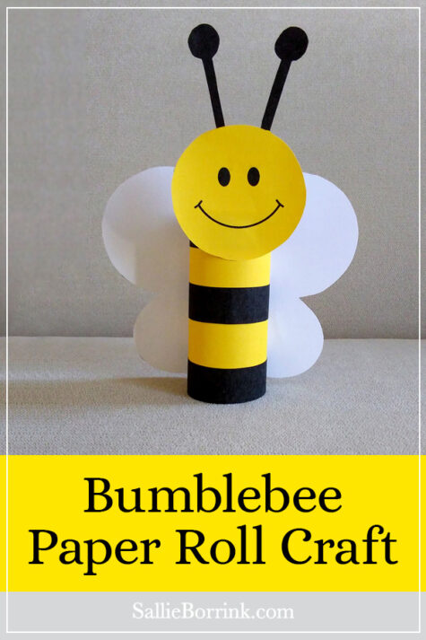 Bumblebee Paper Roll Craft | Sallie Borrink
