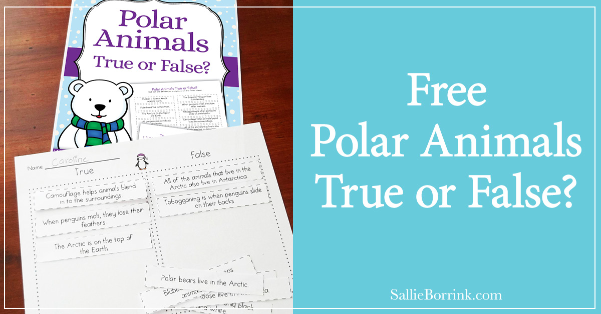 Polar Animals Activity - A Quiet Simple Life