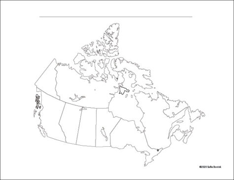 Free Printable Canada Map – Blank Outline Map | A Quiet Simple Life ...