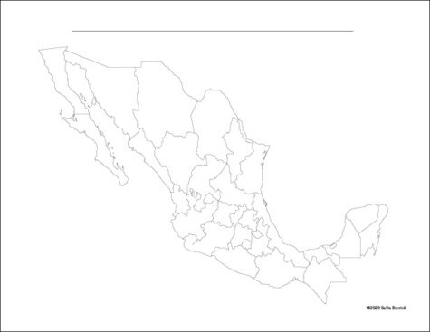 Free Printable Mexico Map – Blank Outline Map | A Quiet Simple Life ...