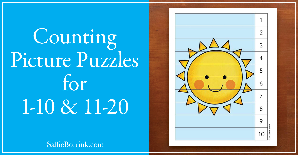 Counting Picture Puzzles for 1-10 and 11-20 | A Quiet Simple Life ...