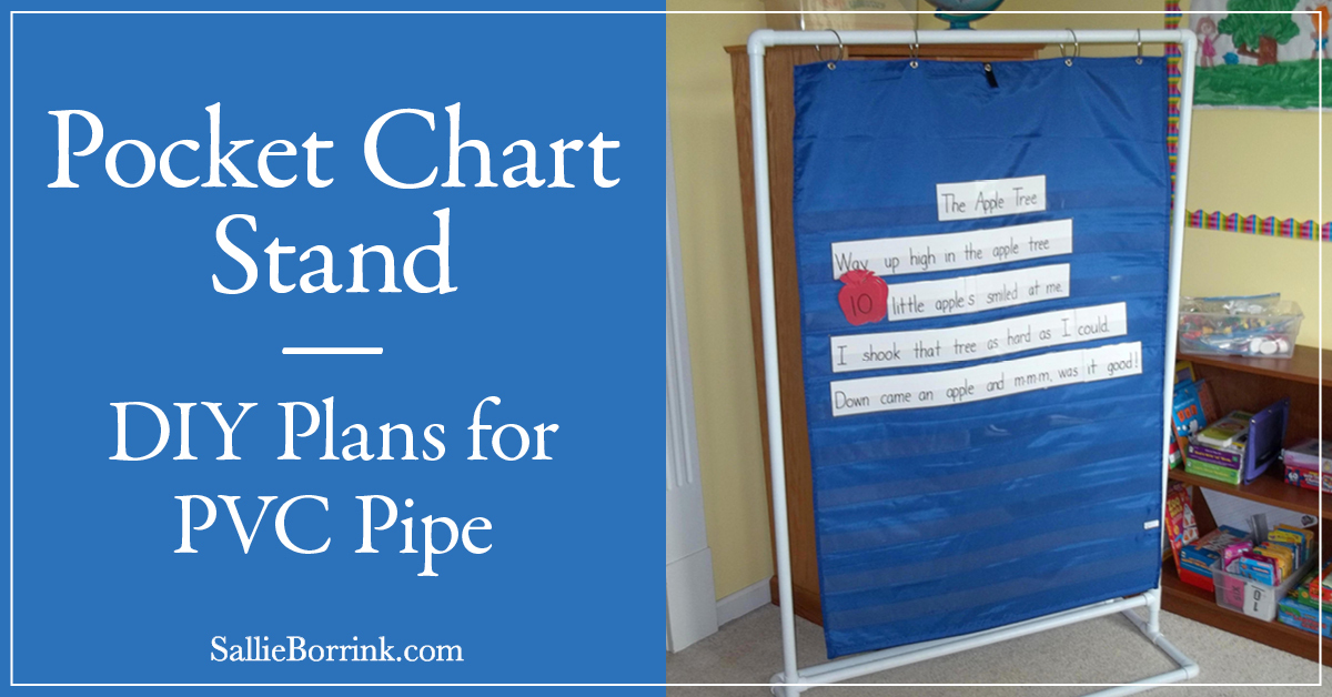 Pocket Chart Stand - DIY Plans for PVC Pipe | A Quiet Simple Life ...