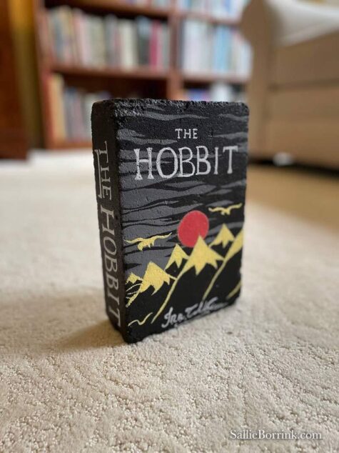 Painting Books on Bricks - The Hobbit | A Quiet Simple Life | Sallie ...